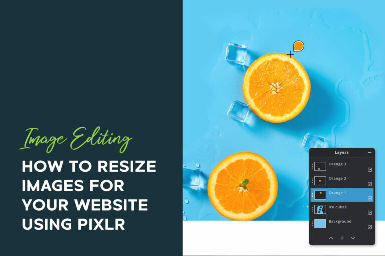 How to Resize Images for Your Website Using Pixlr - Envy Web+Design