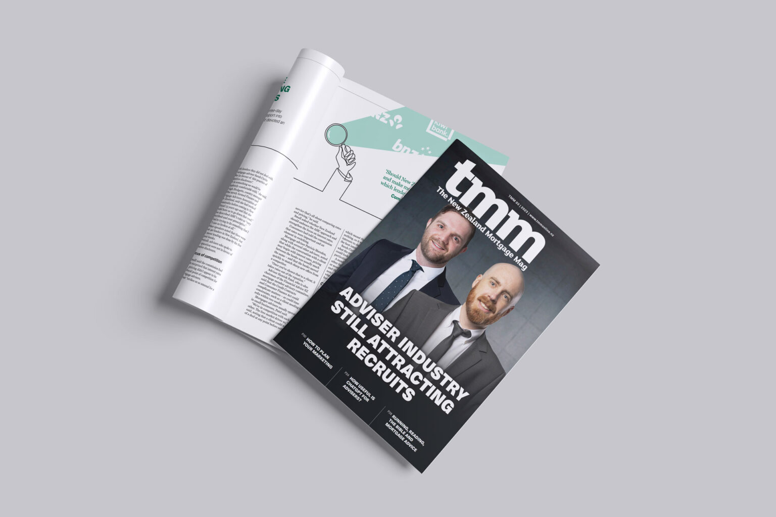 Magazine Design - TMM The Mortgage Mag - Envy Web + Design